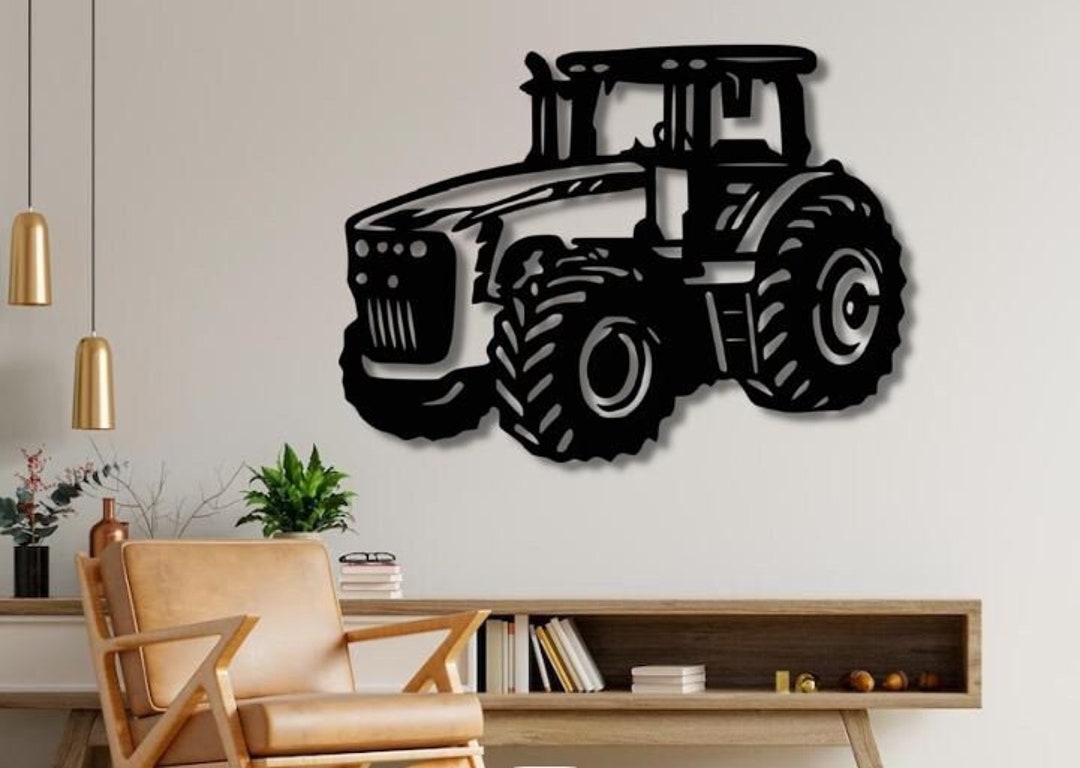 Traktor Dxf SVG Png Dateien Wandkunst Laser - Etsy.de