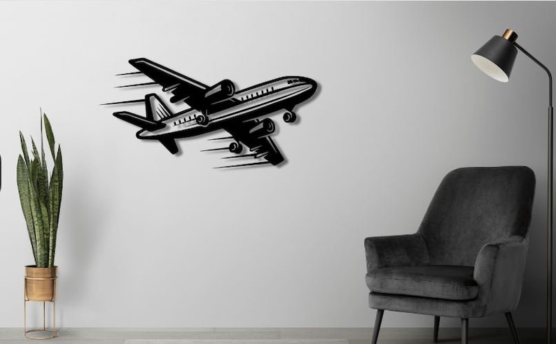 Airplane Dxf Svg Png Files Plane Airbus Passenger - Etsy