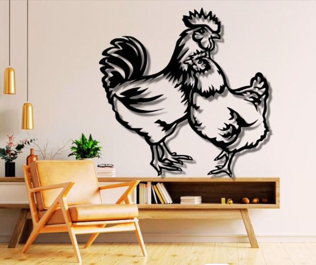 Rooster Chicken Dxf , Svg , Png , Files , Rooster , Chicken , Farm ...