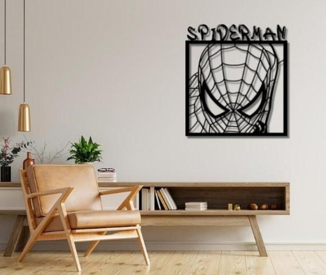 Spiderman Dxf Svg png Archivos Spiderman Corte láser - Etsy México