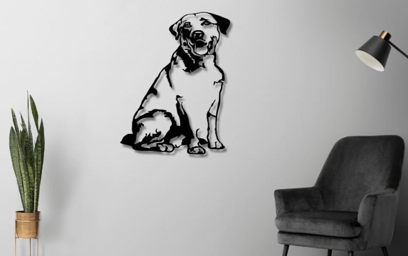 Labrador Dxf Svg Png Files Wall Art Dog Dogs - Etsy
