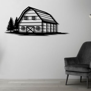 Wood House Dxf Svg Png Files , Farm , Wood , House , Barn , Farmer ...