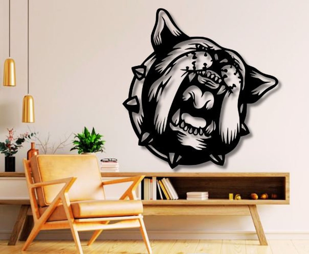 Bulldog Face Dxf , Svg , Png , Files , Bulldog , Angry , Dog , Face ...