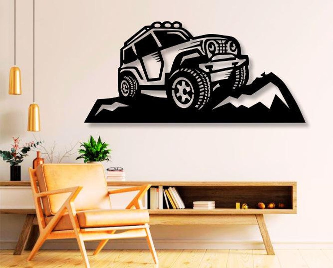 Off Road Dxf , Svg , Png , Files , Wall Art , Laser Cut , Truck , off ...