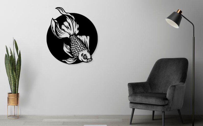 Fish Wall Art, CNC Plasma Laser Cut File (svg, Dxf, Png) - Etsy