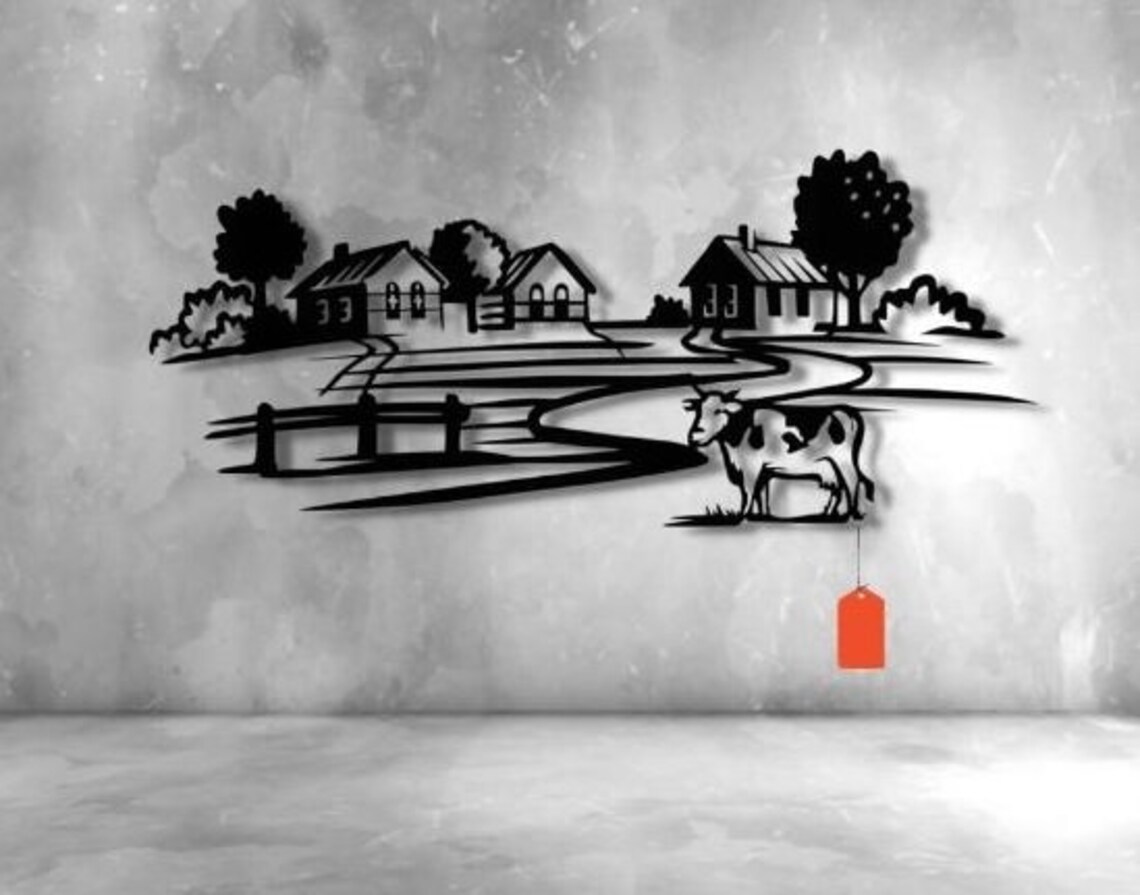 Farm Dxf svg Png Files Laser Cut Farm Farmer - Etsy