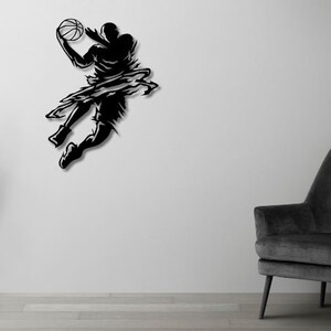 Basketball Player Dxf Svg Png Files Plasma Cut File for Cnc Plasma ...