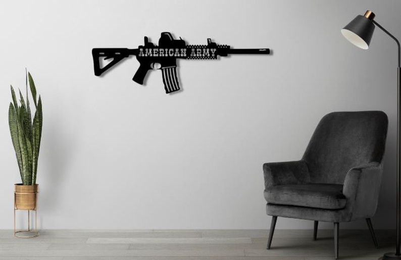 AR 15 Dxf Svg Png Files American Army Military - Etsy