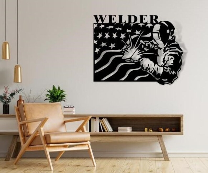 Welder Sign Dxf svg Png Files Laser Cut Weld Weldman - Etsy