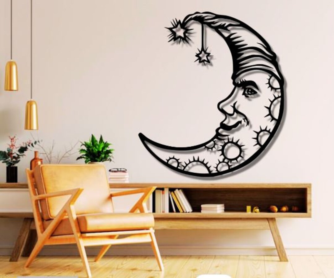 Crescent Dxf Svg Png Files , Moon , Sleepy , Crescent , Hat , Sleeping ...