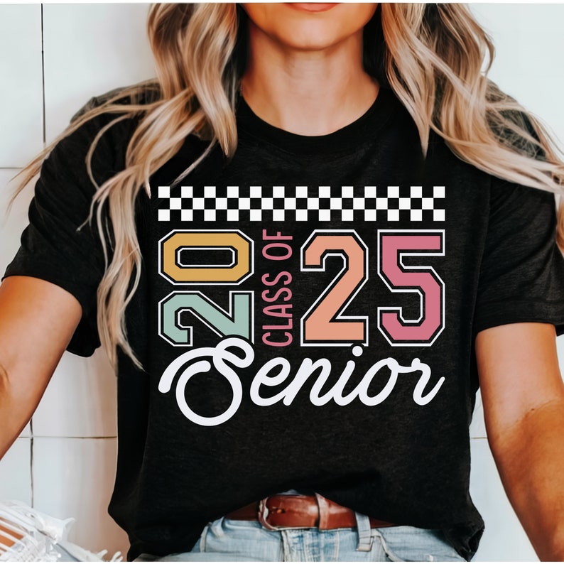 Senior Sunrise 2025 Shirt Class of 2025 Retro Senior Tshirt 2025 ...