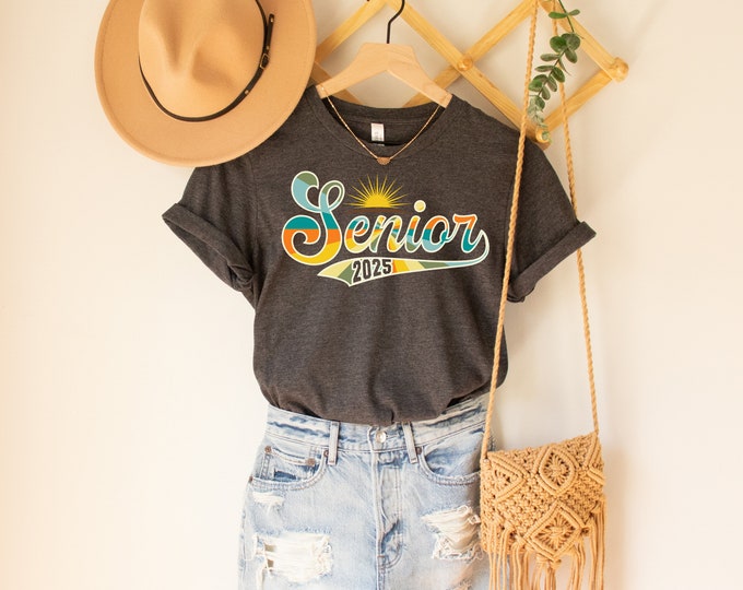 2025 Senior Sunrise Shirt Senior Class of 2025 Retro Senior Shirts 2025 ...