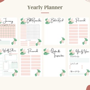 Boho Daily Planner| Digital Download Planner| 2023 Planner| Aesthetic ...