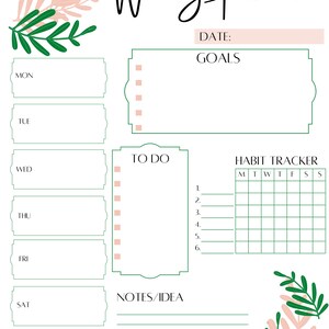 Boho Daily Planner| Digital Download Planner| 2023 Planner| Aesthetic ...