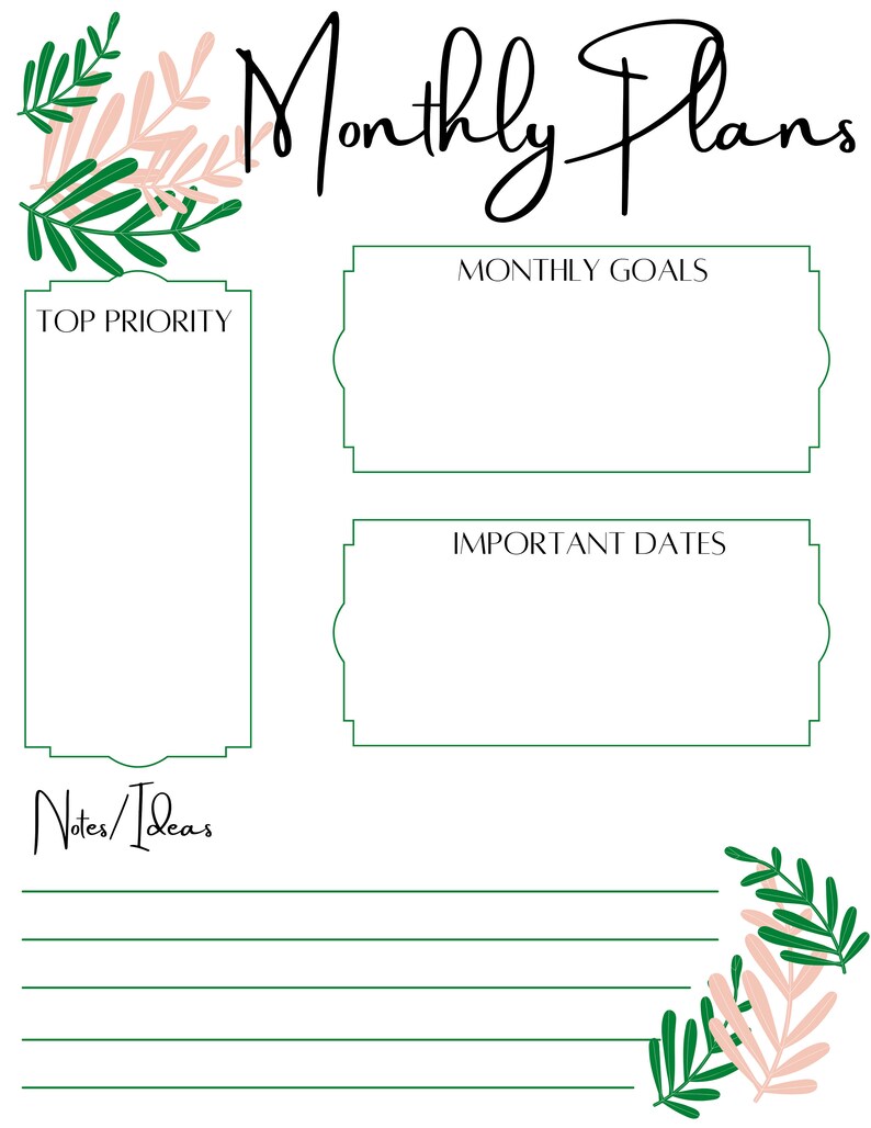 Boho Daily Planner| Digital Download Planner| 2023 Planner| Aesthetic ...