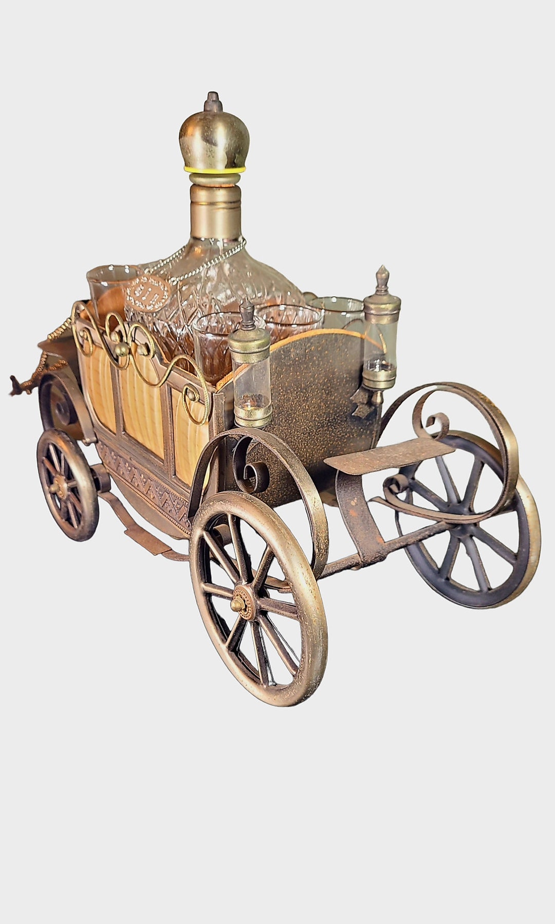 Royal Carriage Musical Decanter With Shot Glasses - Etsy