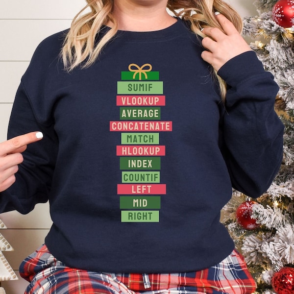 Excel Christmas Jumper - Etsy UK