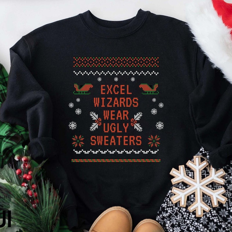 Excel Sheet Ugly Christmas Sweater - Etsy