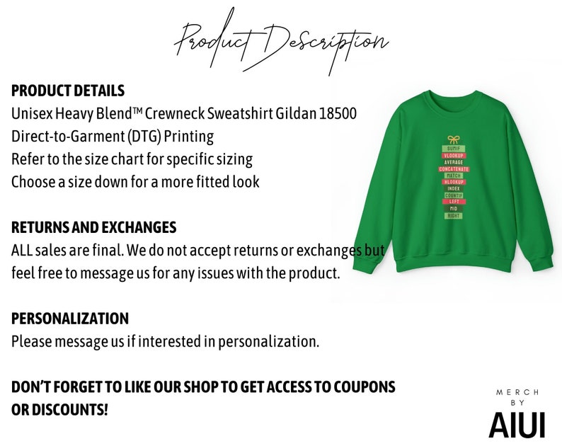 Excel Sweatshirt for Data Analyst, Excel Christmas Sweater, Excel Gift ...