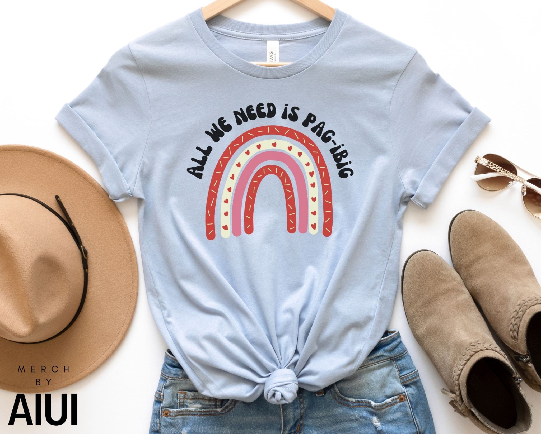 All We Need is Pag-ibig Filipino Valentines Shirt Gift for - Etsy