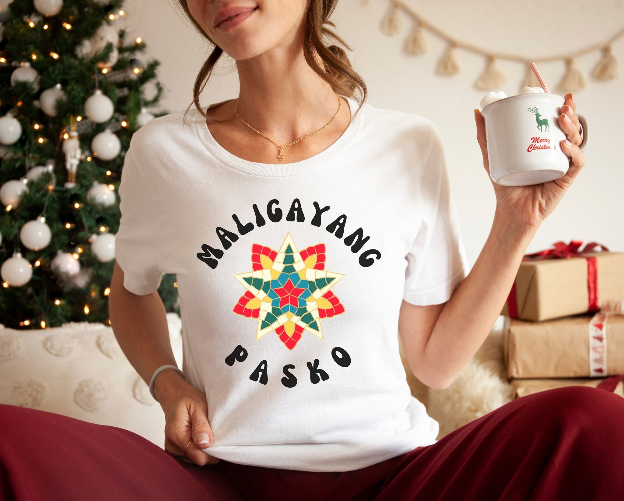 Filipino Christmas Shirt, Christmas Parol Shirt, Filipino Shirt ...