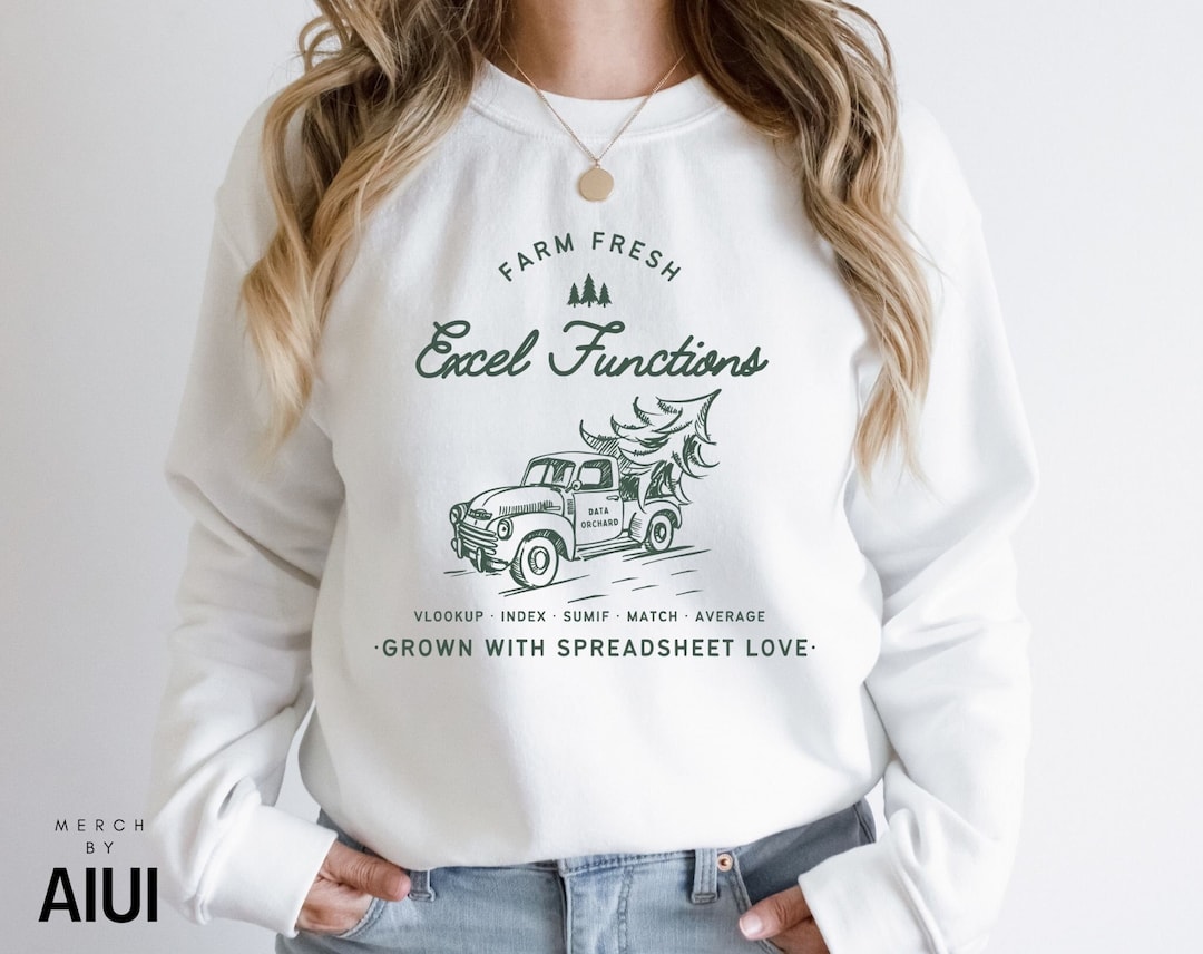 Excel Sweatshirt for Data Analyst, Excel Christmas Sweater, Excel Gift ...