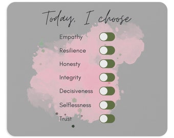 Daily Affirmations Mouse Pad, Work Mouse Pad, Daily Affirmations ...