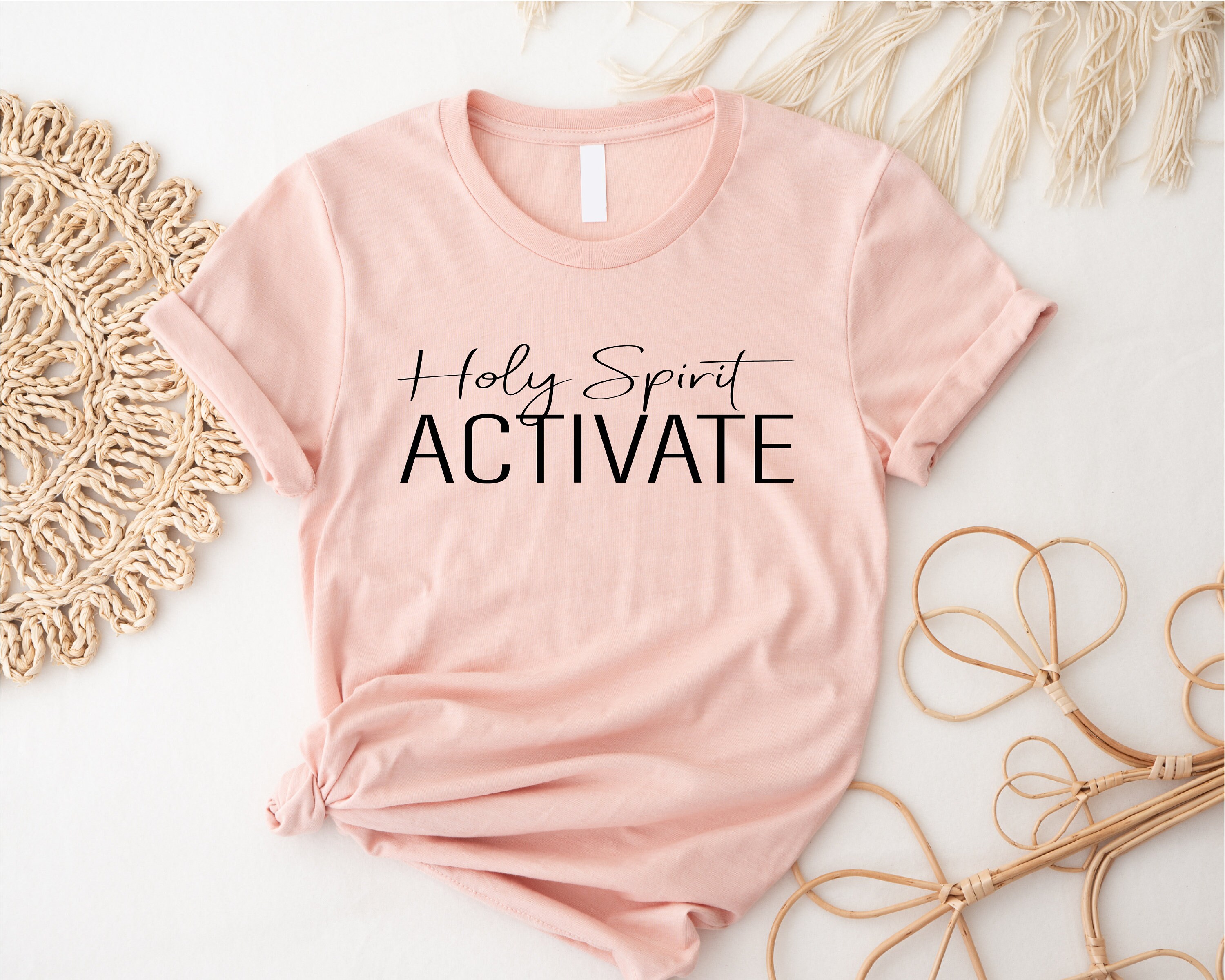 Holy Spirit Activate Shirt Holy Spirit Shirt Christian - Etsy