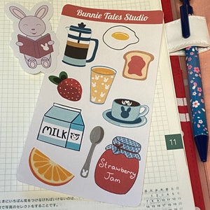 Breakfast Food Sticker Sheet / Journaling / Planner Decor / Cute ...