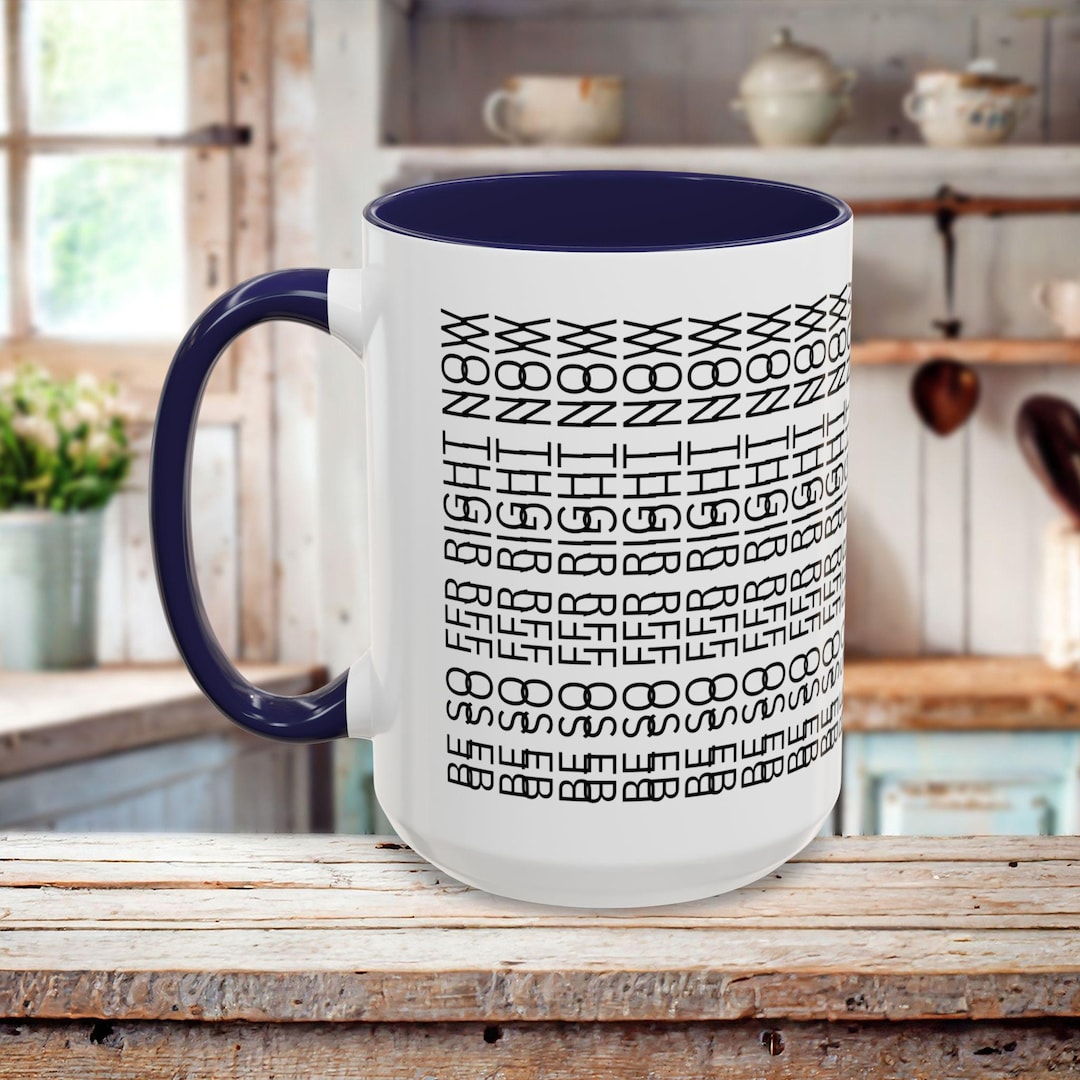 Funny Gen Z Coffee Mug: Be so FFR Right Now - Sarcastic Accent Mug - Etsy