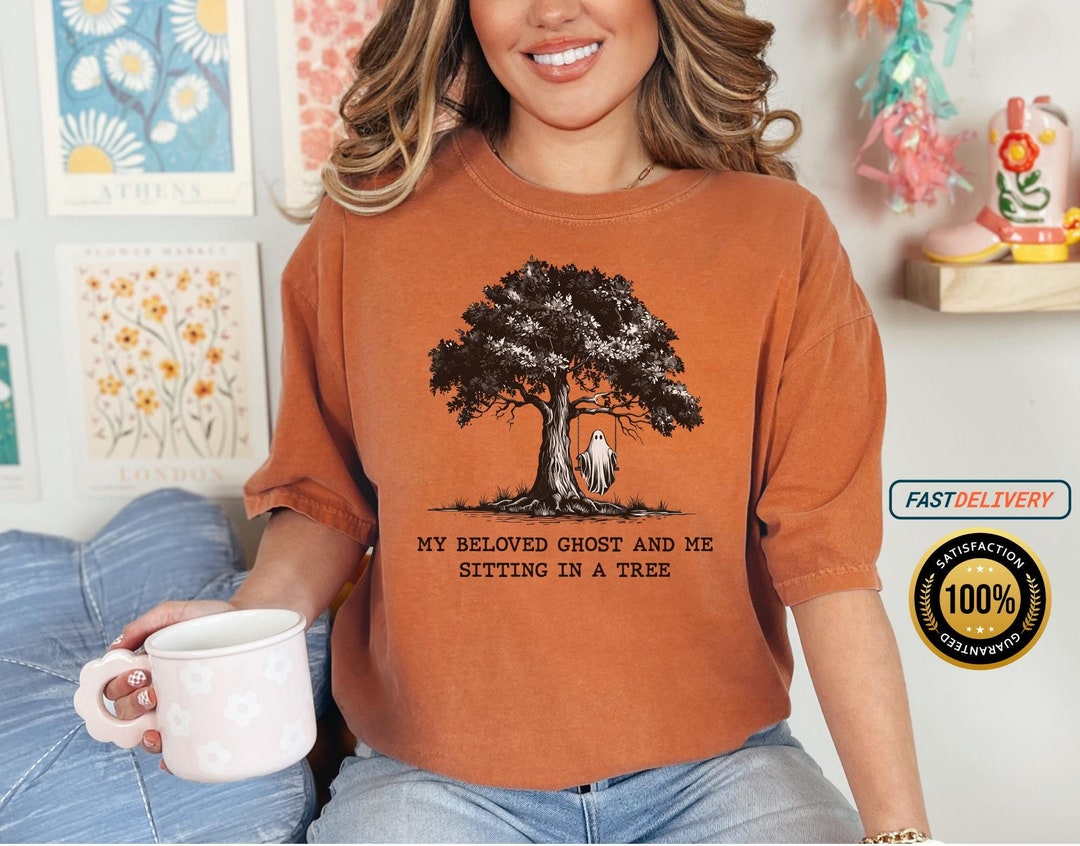 Comfort Colors® My Beloved Ghost and Me Shirt Halloween Aesthetic Tees ...