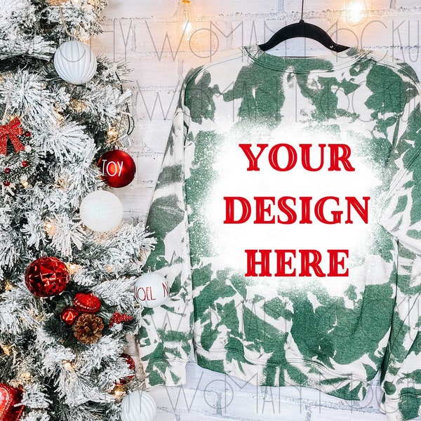 Bleached Christmas Sweatshirts - Etsy