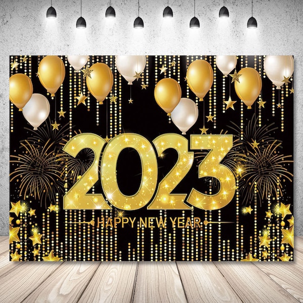 New Years Eve Backdrop - Etsy