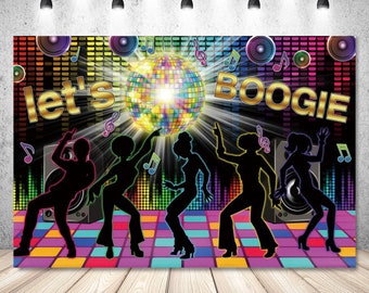 80's 90's Retro Party Backdrop, 90s Retro Backdrop, Retro Backdrop ...