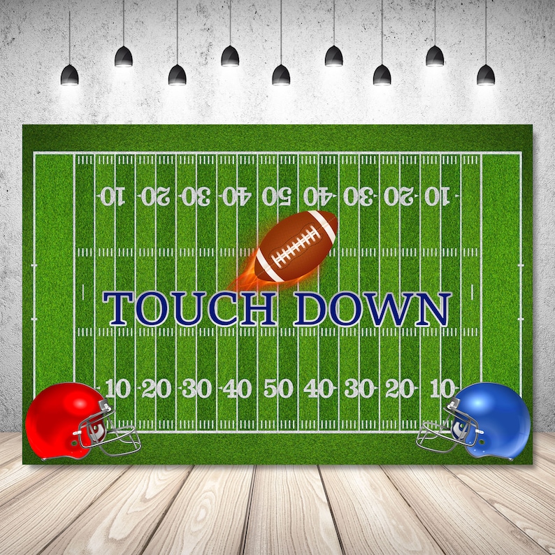 Super Bowl Touchdown Backdrop for Photography Rugby American Football ...