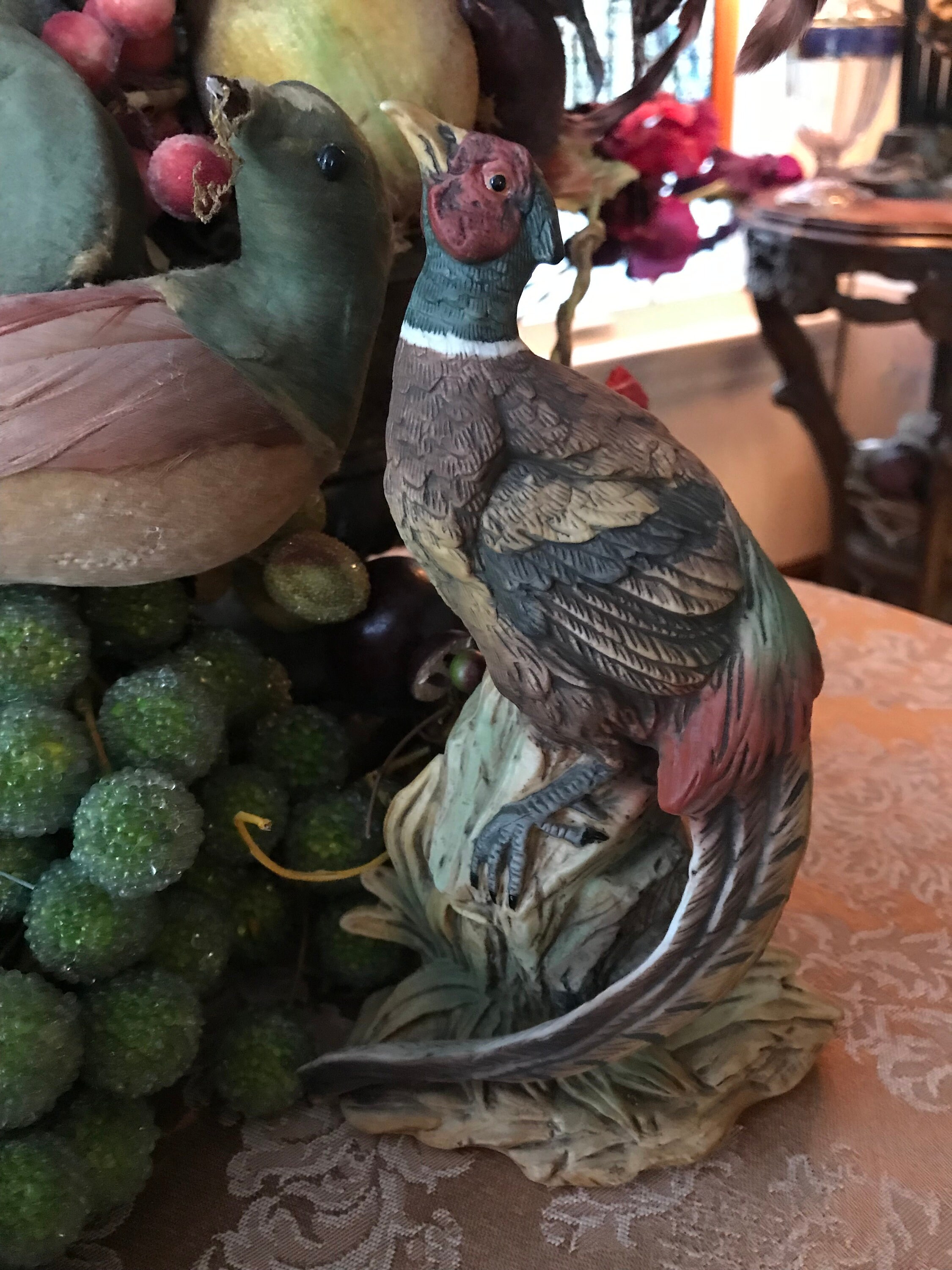 Vintage Porcelain Traditional Pheasant - Etsy
