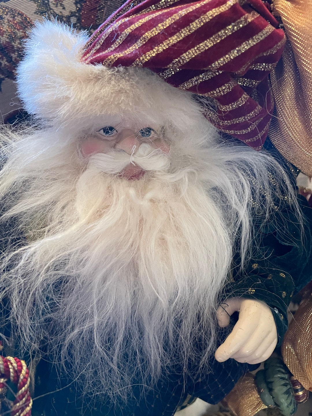 Vintage Renaissance Santa Doll - Etsy