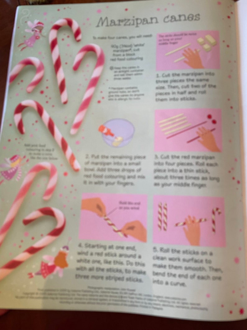 Christmas Fairy Cooking Book usbourne Activities - Etsy
