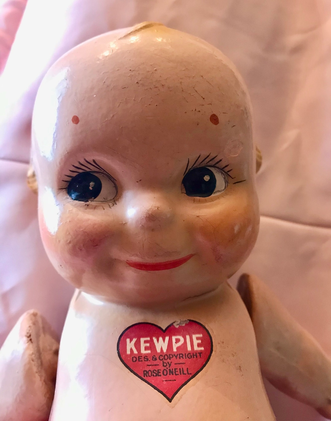 Antique Composition Kewpie Doll by Rose O'neill 1920s, With Heart ...
