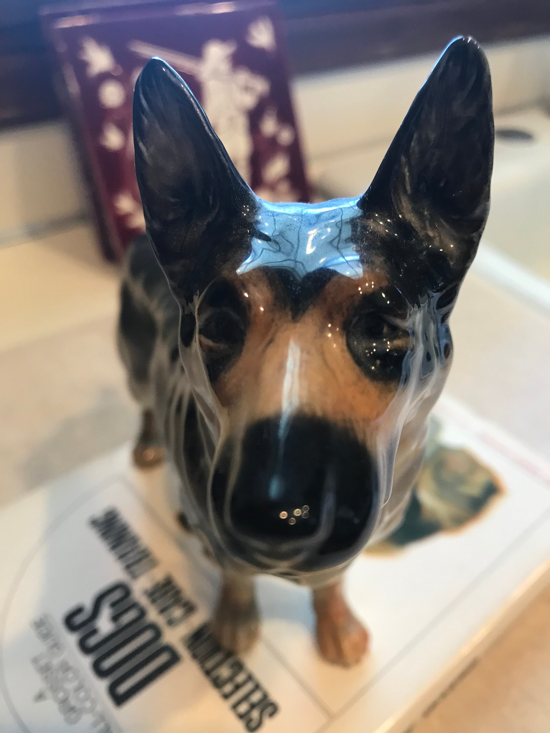Vintage German Shepherd Figurine Goebel - Etsy