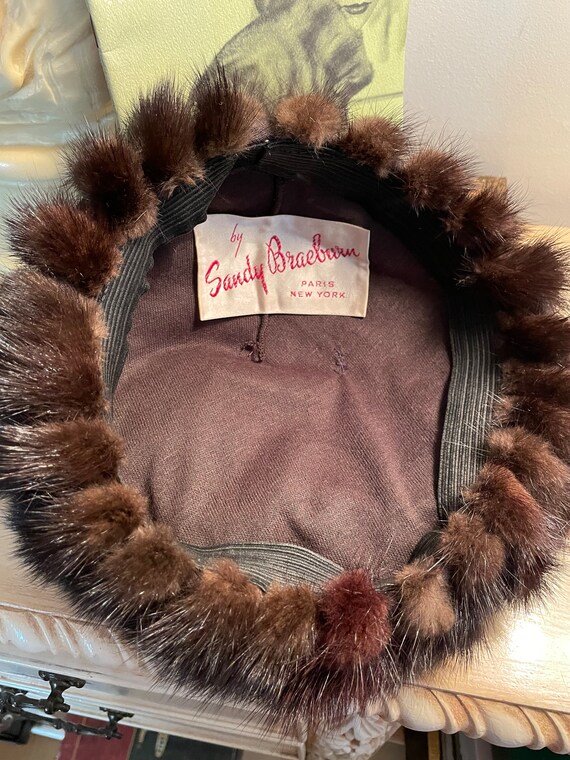 Vintage Sandy Braeburn Ladies Fur Hat - Gem