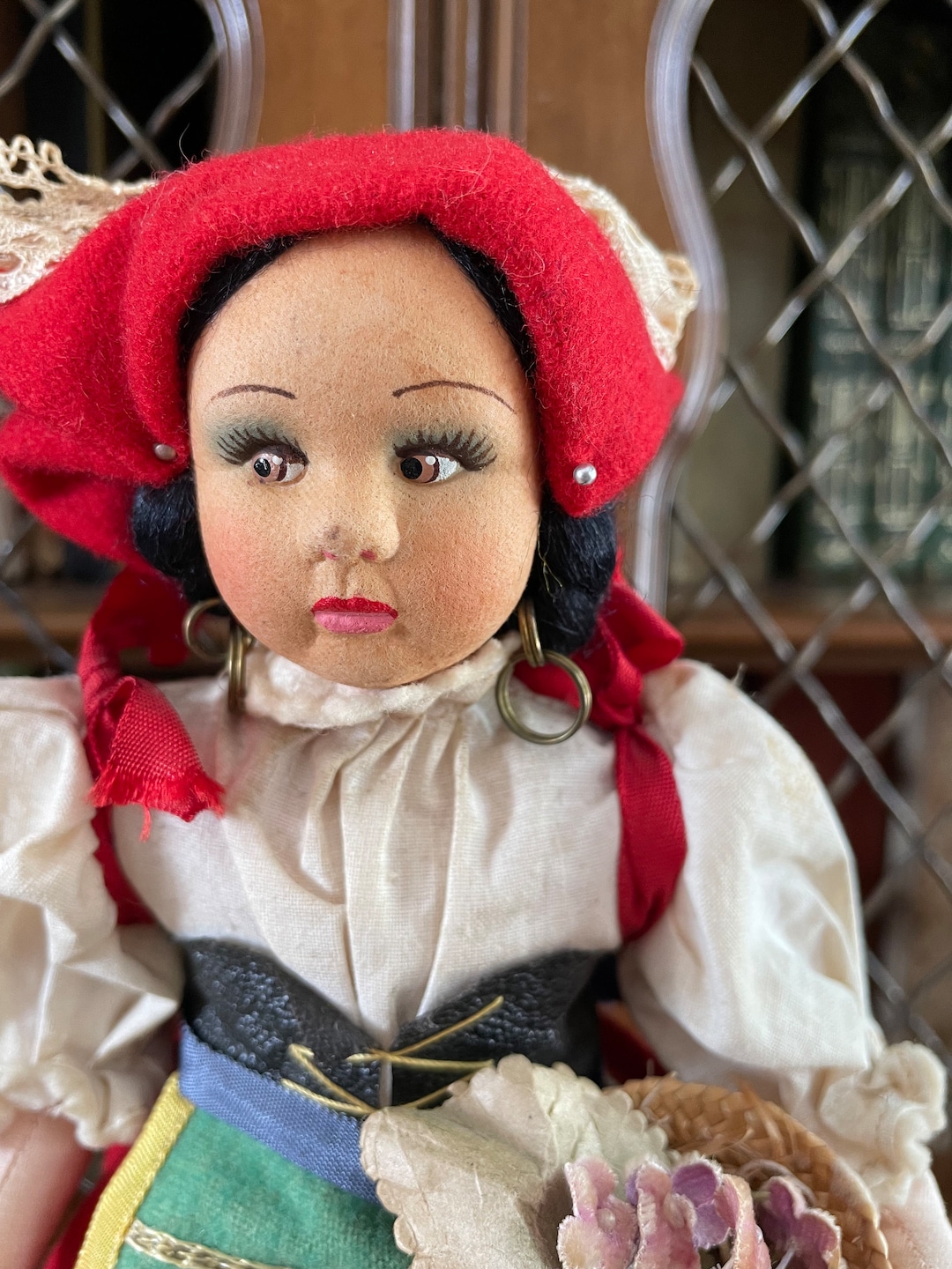 Antique Italian Souvenir Doll 1950s - Etsy