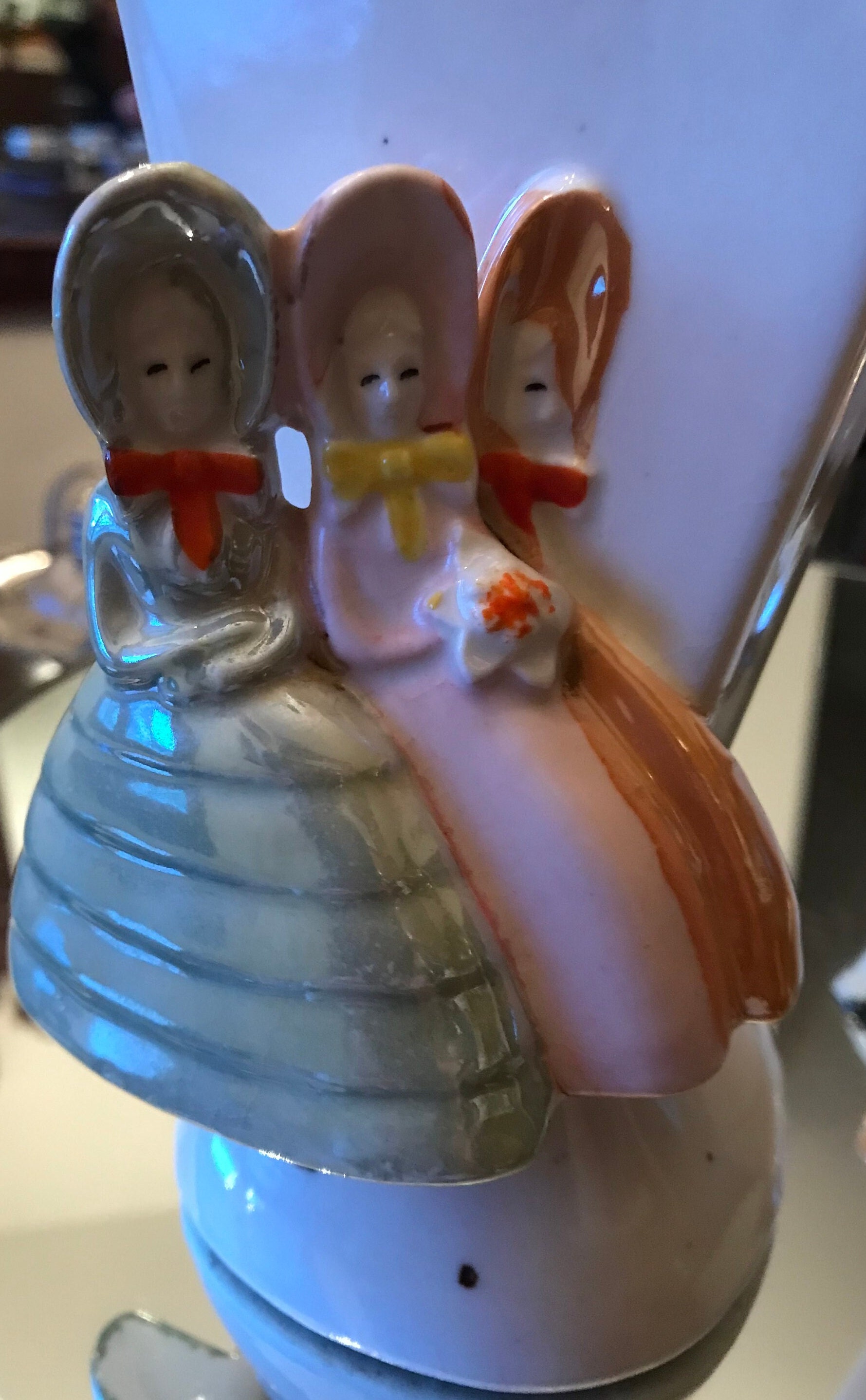 Antique Art Deco Lusterware Vases Pair - Etsy