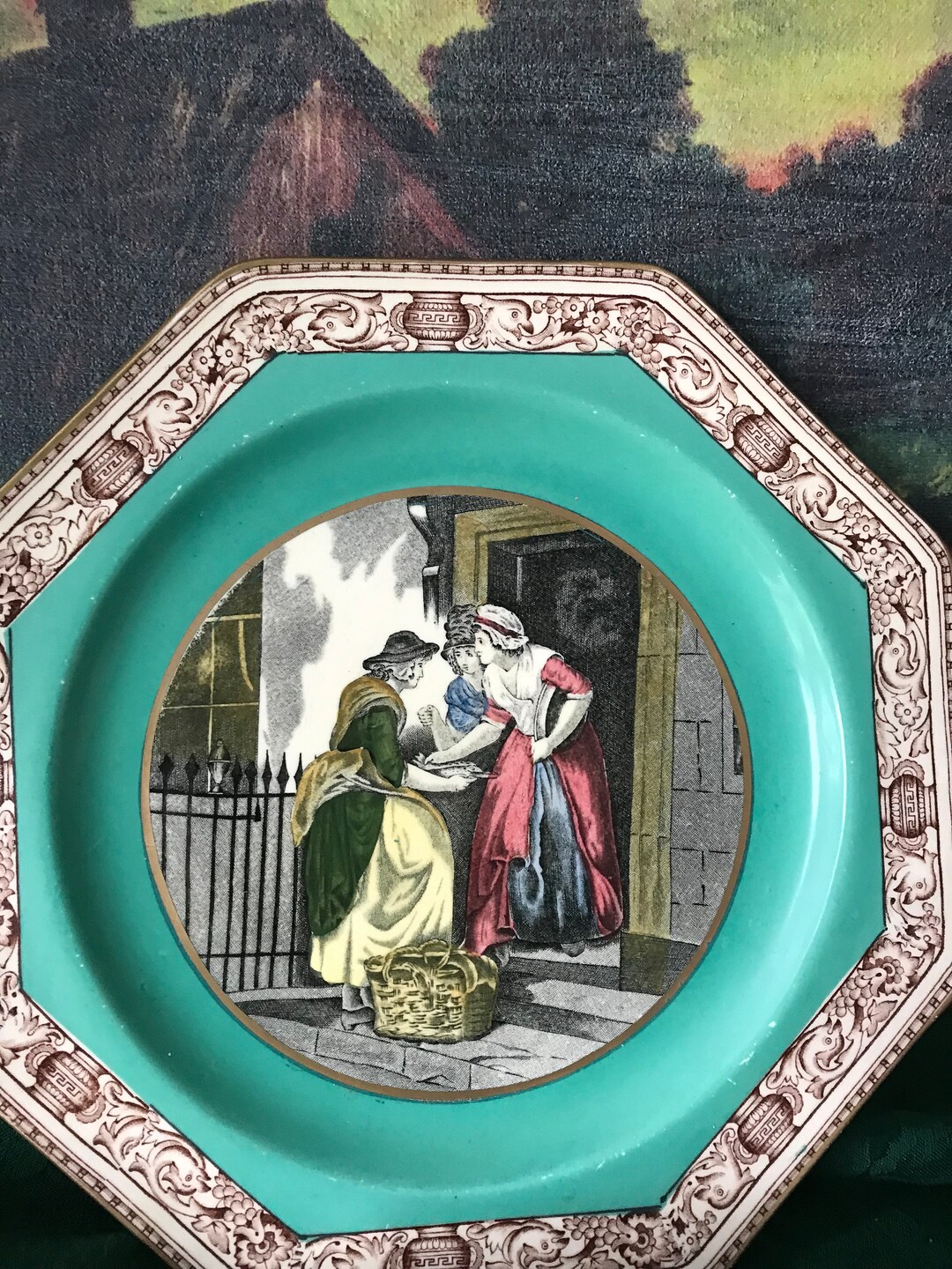 Antique Transferware Pottery Plate Adams Porcelain, 1920s, Cries of ...