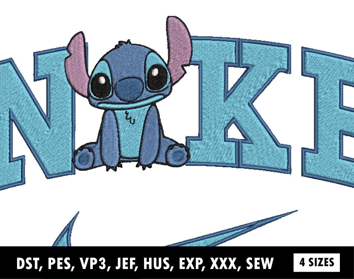 Cute Blue Stitch Ohana Embroidery Design Lilo and Stitch - Etsy UK