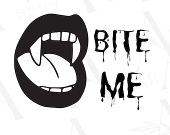 Vampire Bite Cricut - Etsy