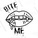 Bite Me SVG, Halloween Svg, Bite Me Png, Vampire Svg, Funny Halloween ...