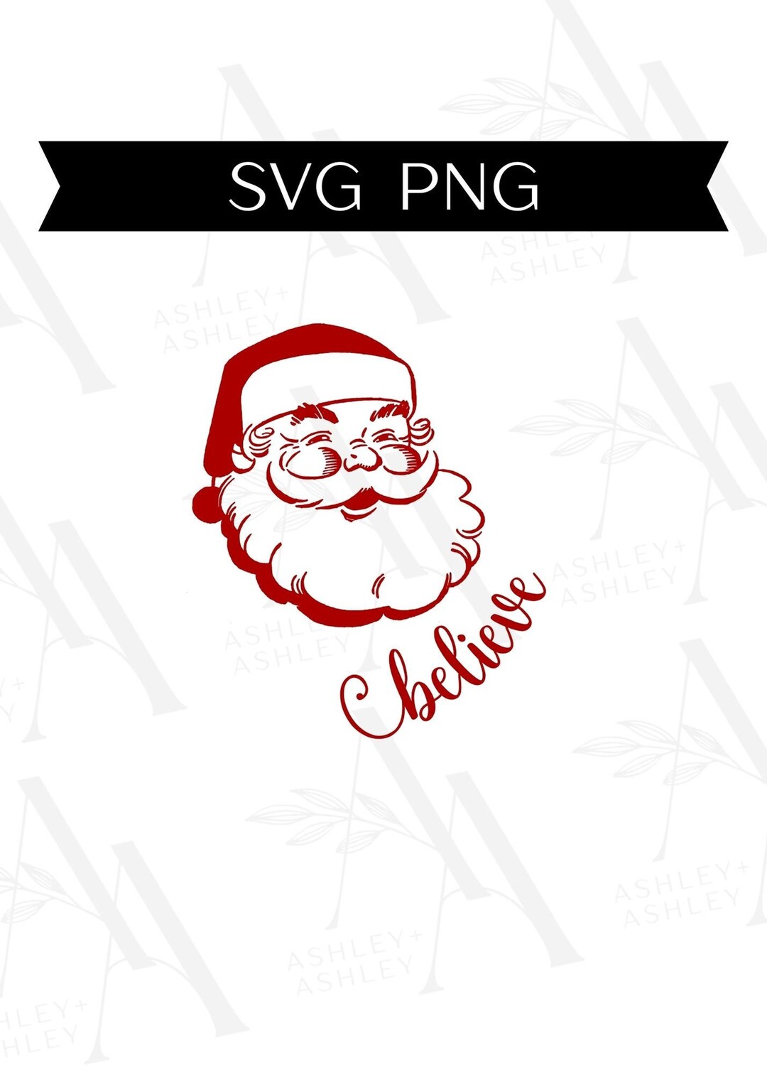 Santa SVG, Believe Svg, Santa Png, Believe, Christmas Svg, Santa ...
