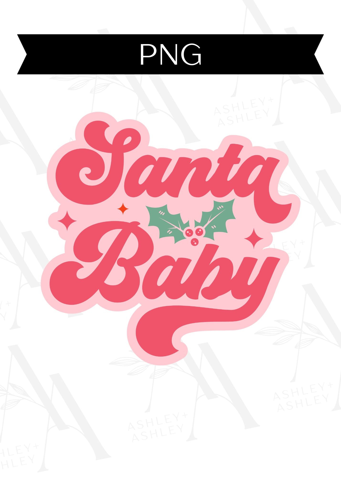 Santa Baby PNG, Santa PNG, Christmas Digital Download, Santa Baby PNG ...