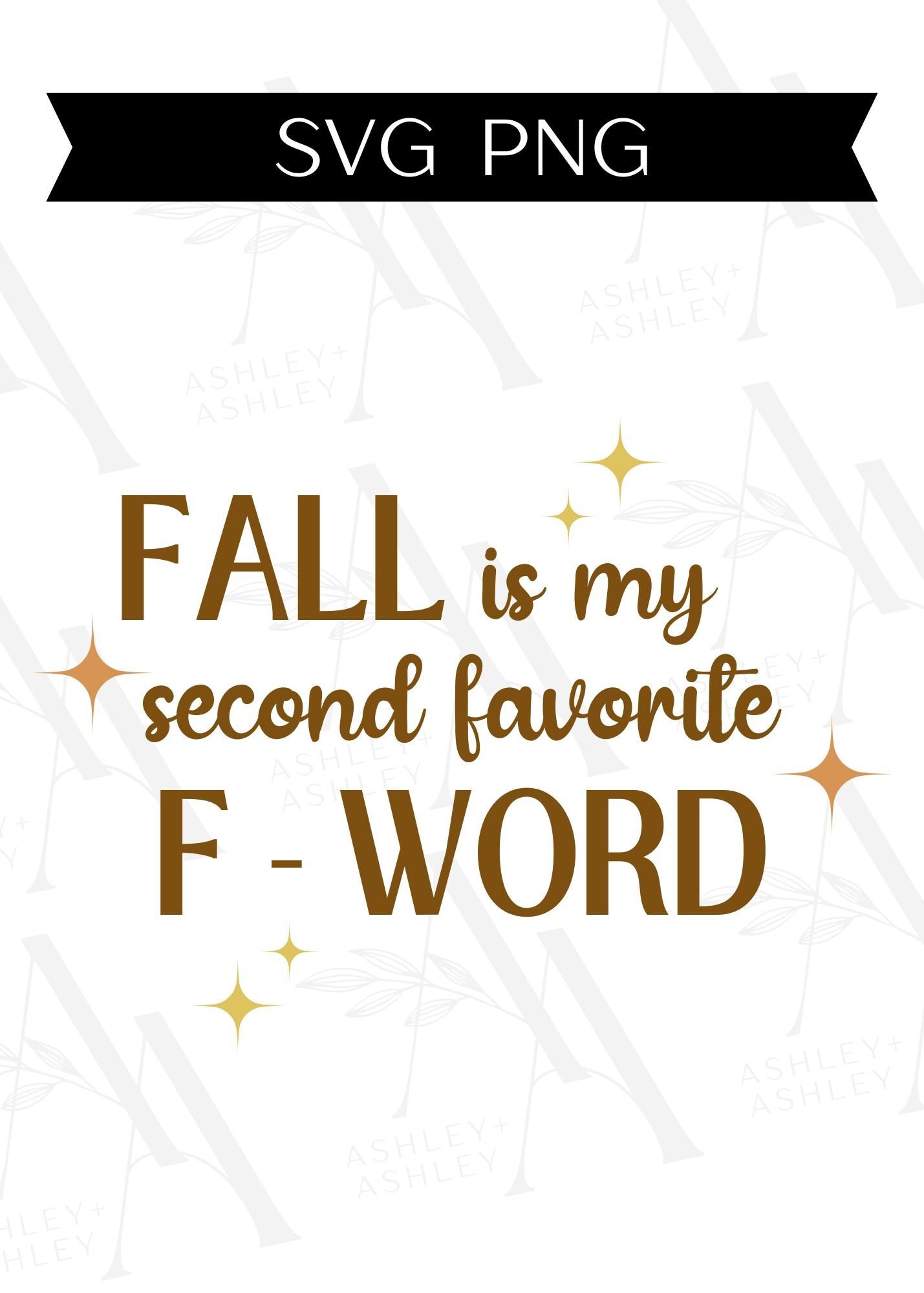 Fall is My Second Favorite F Word SVG PNG Fall Svg Fall Png - Etsy